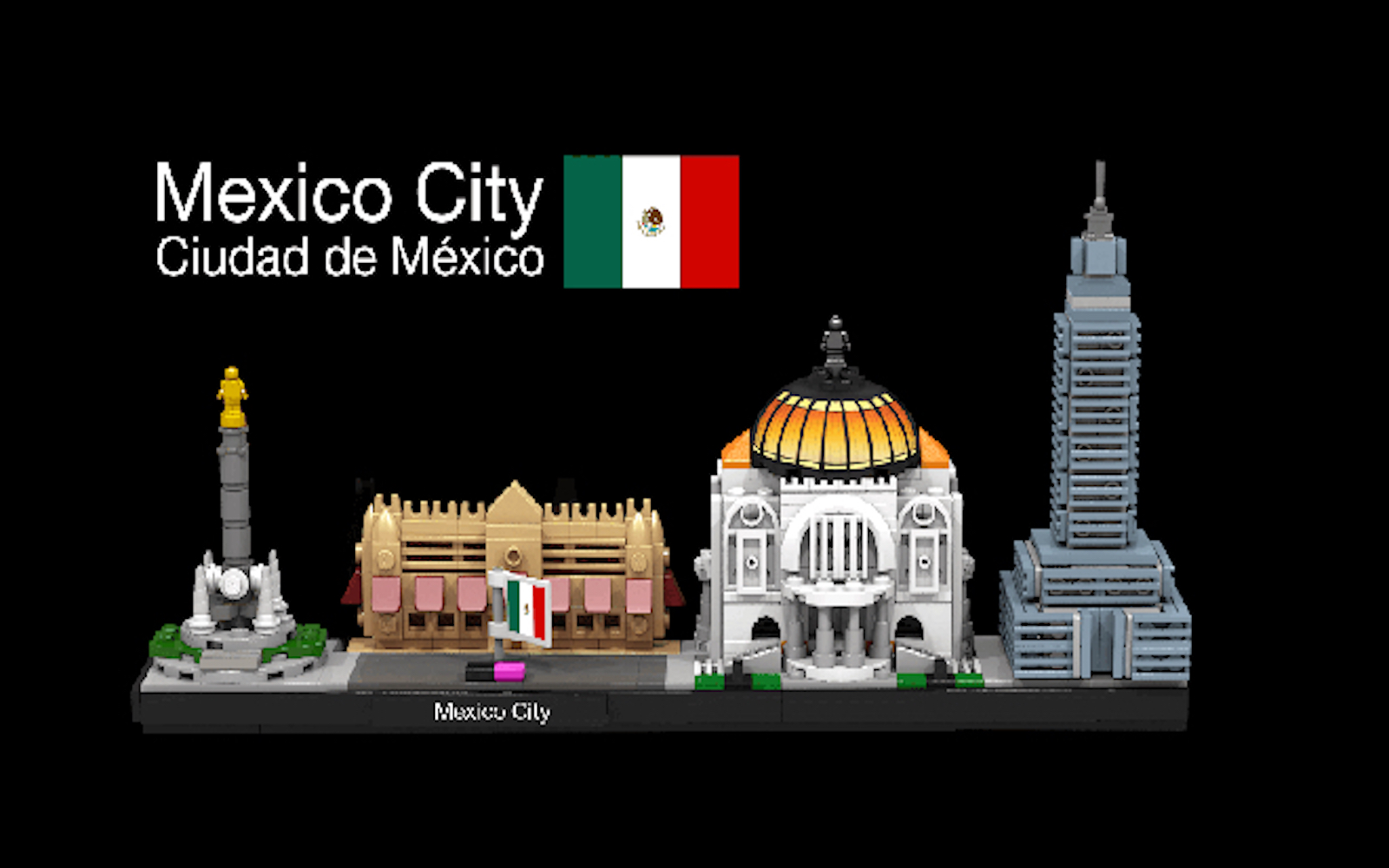 #LegoIdea: El Ángel de la Independencia y otros emblemas de México ...