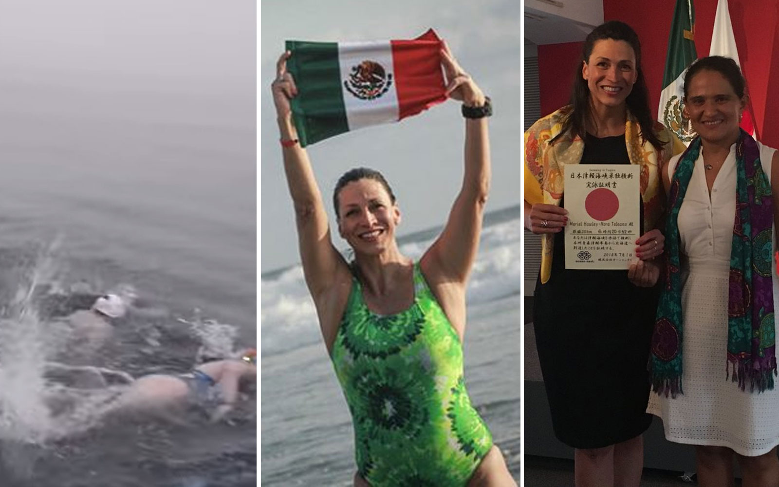#Histórico: Mexicanas imponen récord al cruzar nadando el estrecho de ...