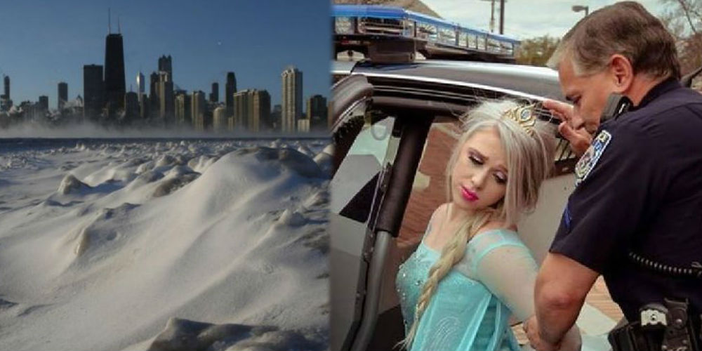 Autoridades bromean con bajas temperaturas en Chicago