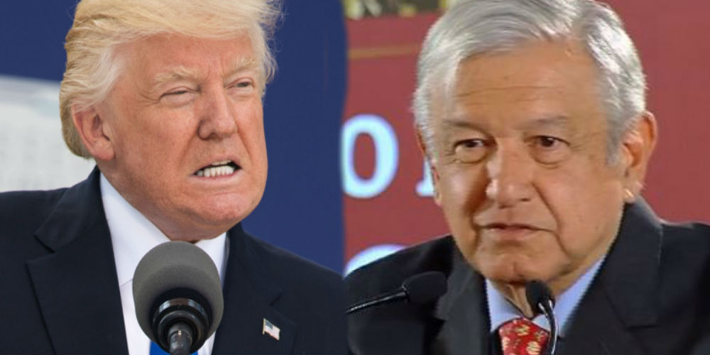 AMLO responde a Trump tras mensajes sobre el muro