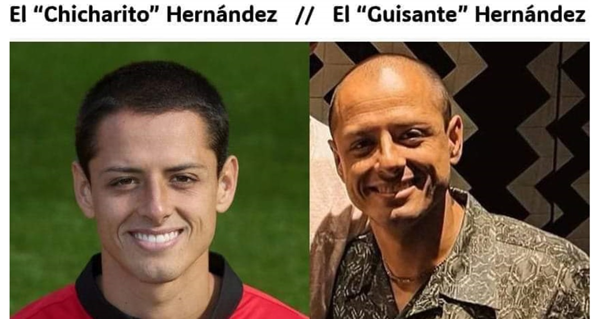 Los memes del cambio físico de Chicharito Hernández